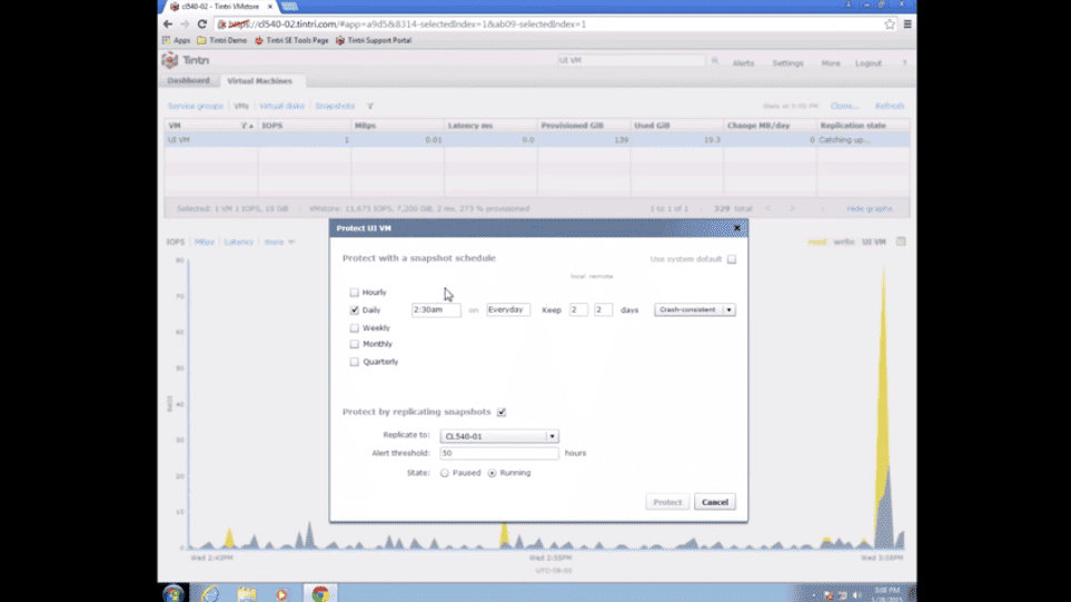 Two-Minute Demo Video — Replicating Individual VMs - Tintri