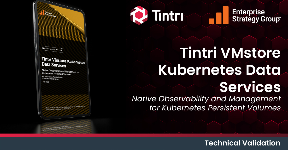 Tintri VMstore Kubernetes Data Services - Tintri