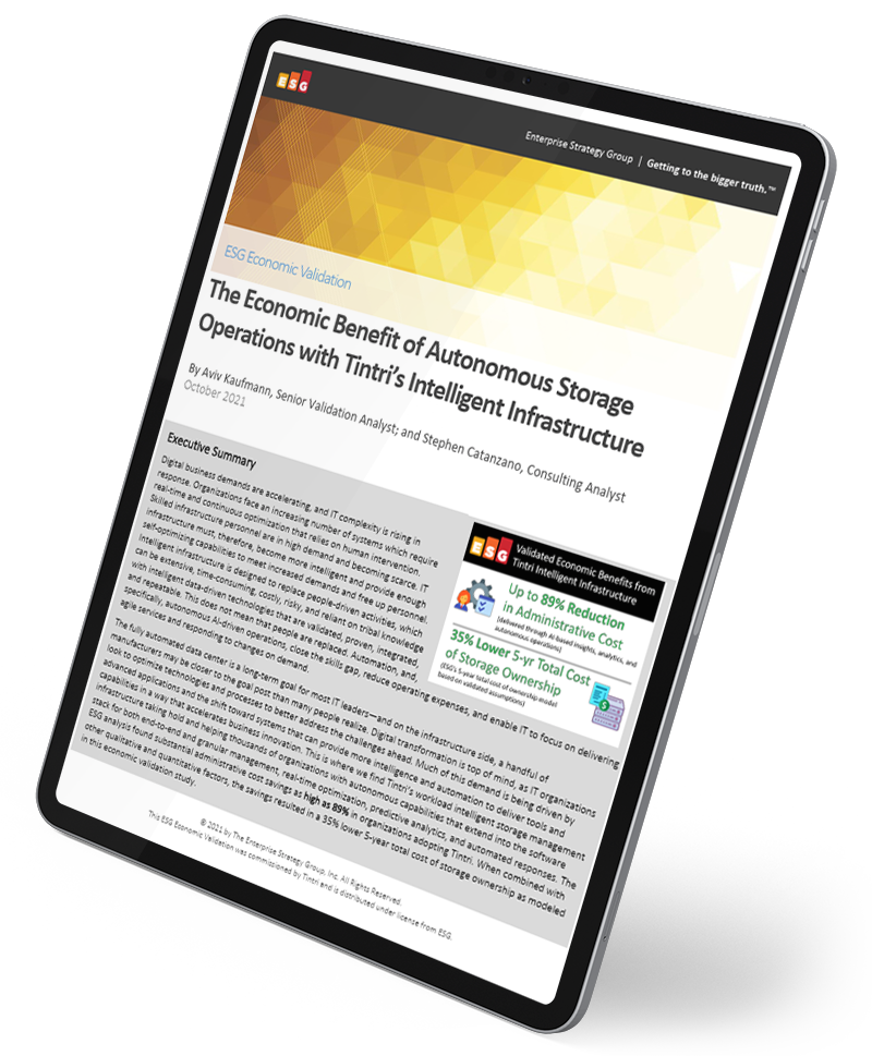 ESG Economic Validation Report TY - Tintri